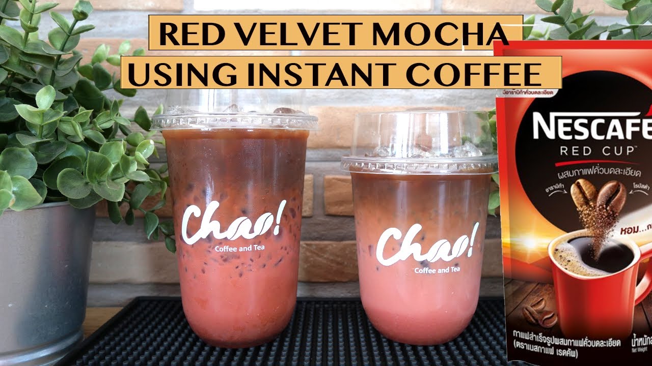 INSTANT COFFEE VALENTINE'S DAY SPECIAL: RED VELVET MOCHA #caferecipes ...