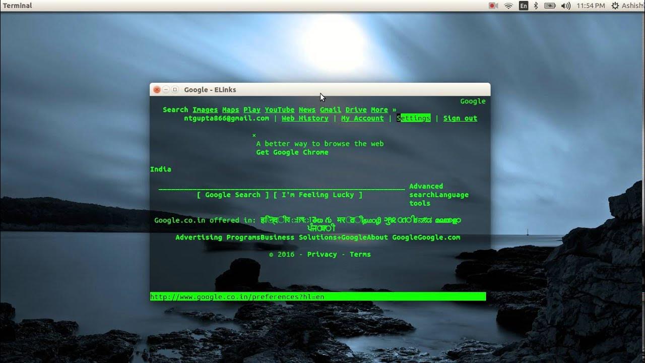 How to browse Internet Via Terminal(Ubuntu) - YouTube