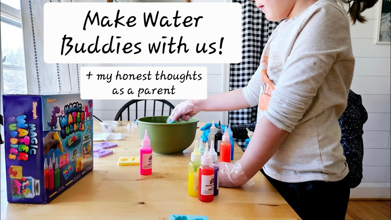 Watch us make Sleepah Magic Water Buddies - YouTube