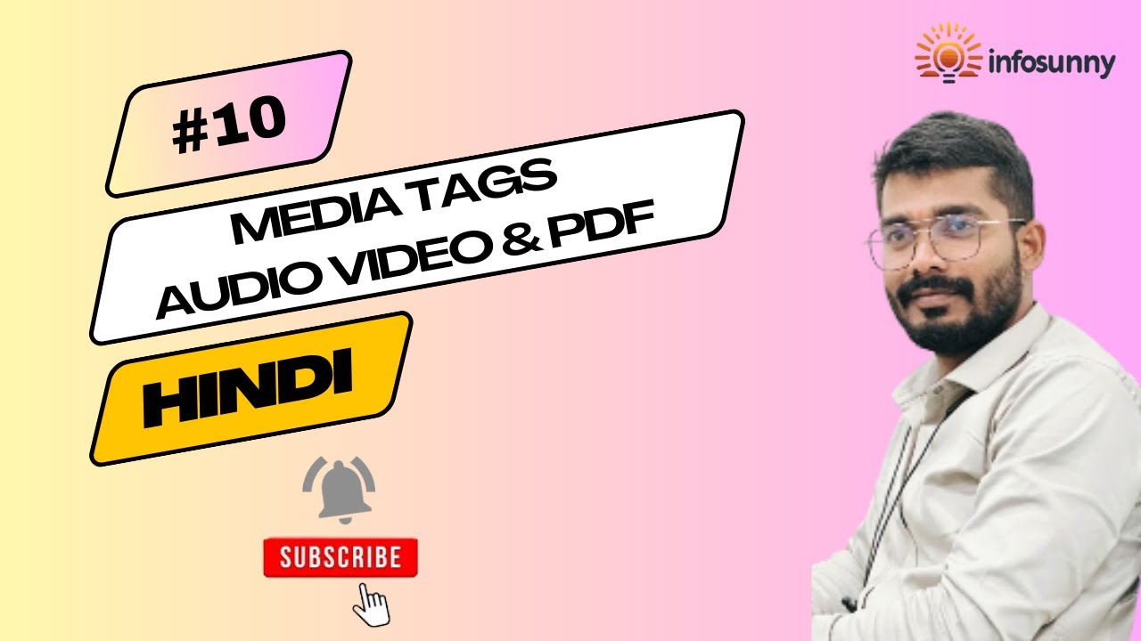 HTML Media Tags: Audio, Video, and PDF Integration | HTML Course ...
