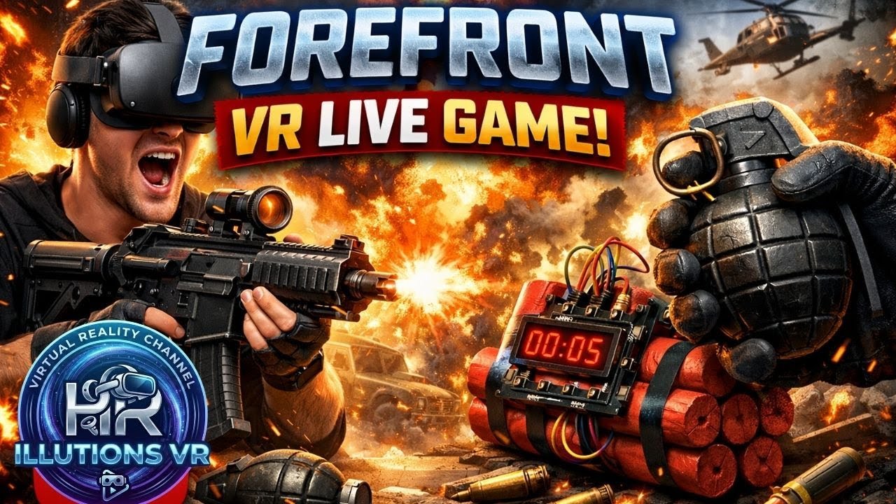 Forefront VR Live Gameplay | Realistic FPS Action in VR - YouTube