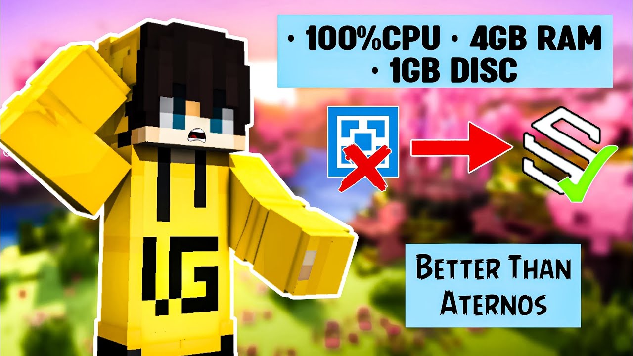 Free 24/7 4 Ram Minecraft Server Hosting | Better Than Aternos | Slice ...