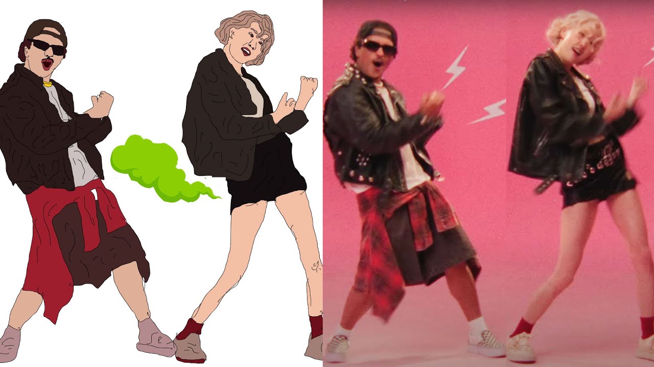 Apt Song | ROSÉ & Bruno Mars | Rose apt | Drawing meme | Funny video ...