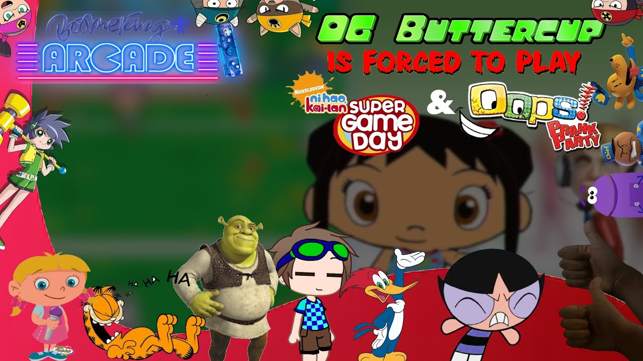 Boomerang + TV Arcade: "OG" Buttercup is forced to Play Kai Lan's Super ...