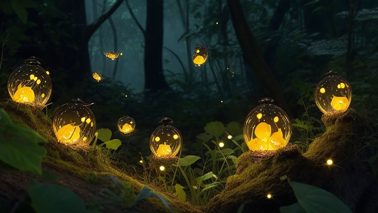 The Moonlight Serenade of Little Fireflies | Bedtime Stories for Kids ...