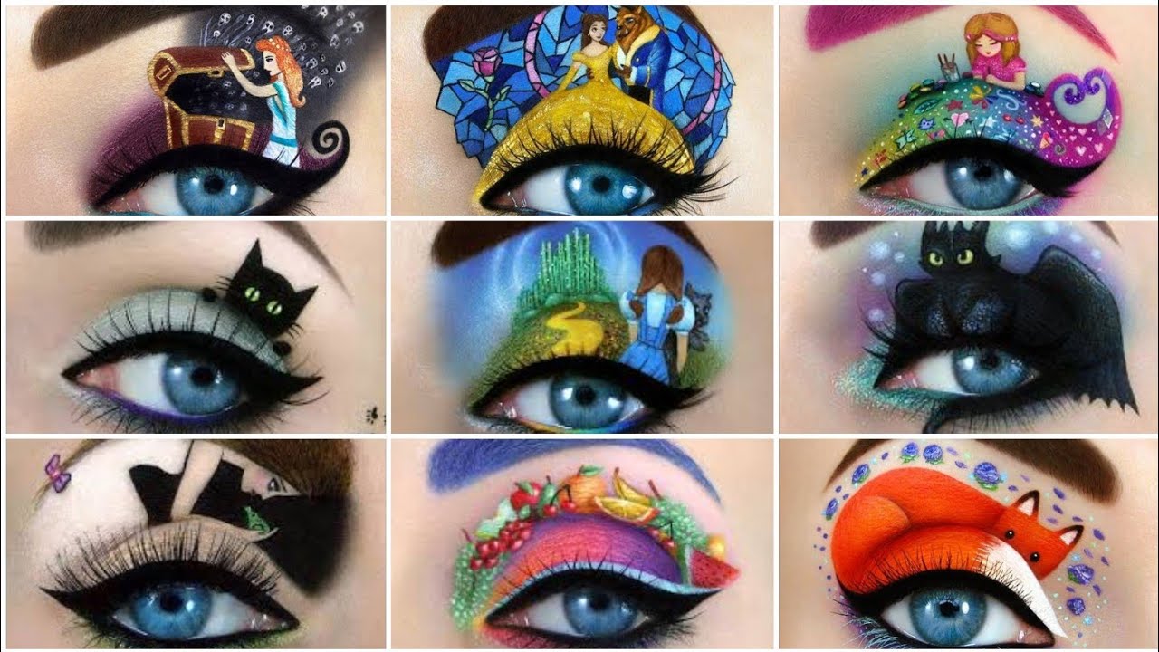 Eye makeup art design - YouTube