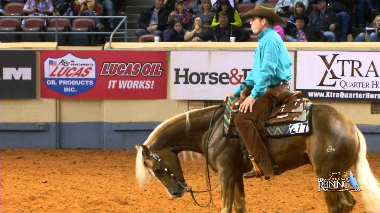 2014 NRHA Futurity Co-Champions run to music - YouTube