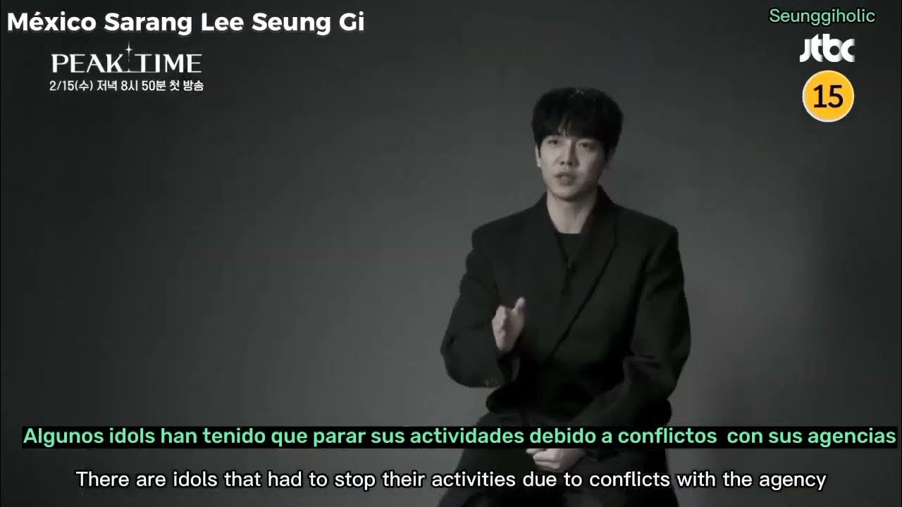 PEAK TIME teaser 2023 inglés y español. #leeseunggi #jtbc뉴스 - YouTube