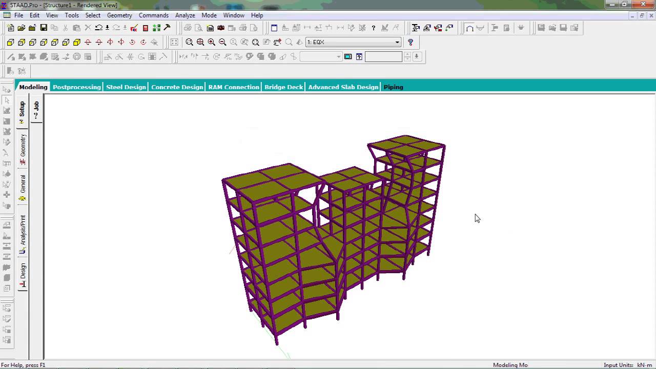 STAAD TUTORIAL 1 - YouTube