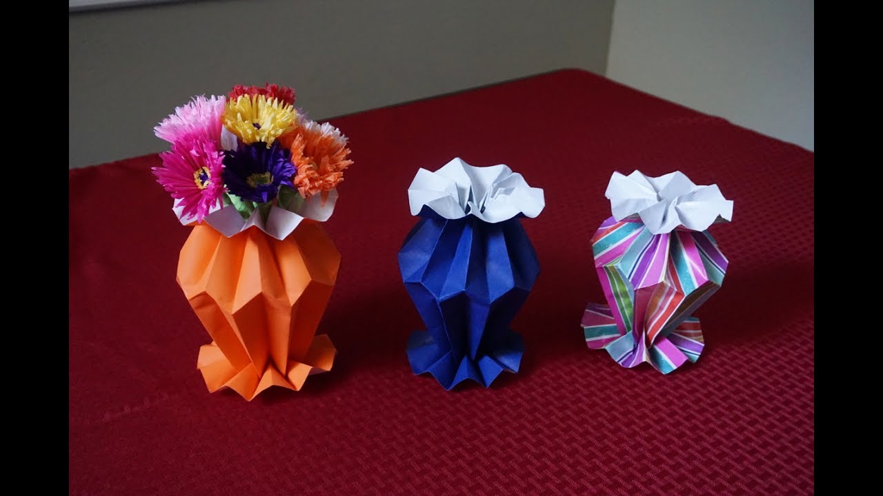 How To Make A Paper Vase Easy Method YouTube How To Make A Paper Vase Easy Method YouTube