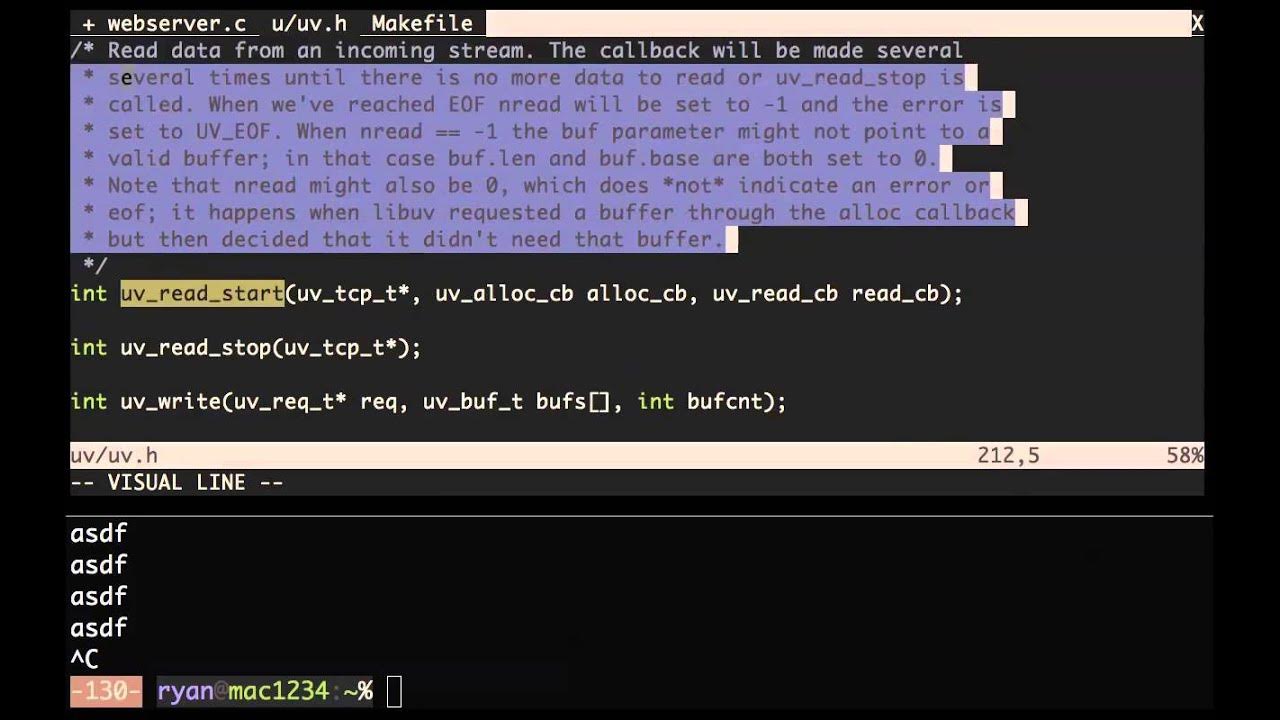 using libuv and http parser to build a webserver HD (with captions) - YouTube