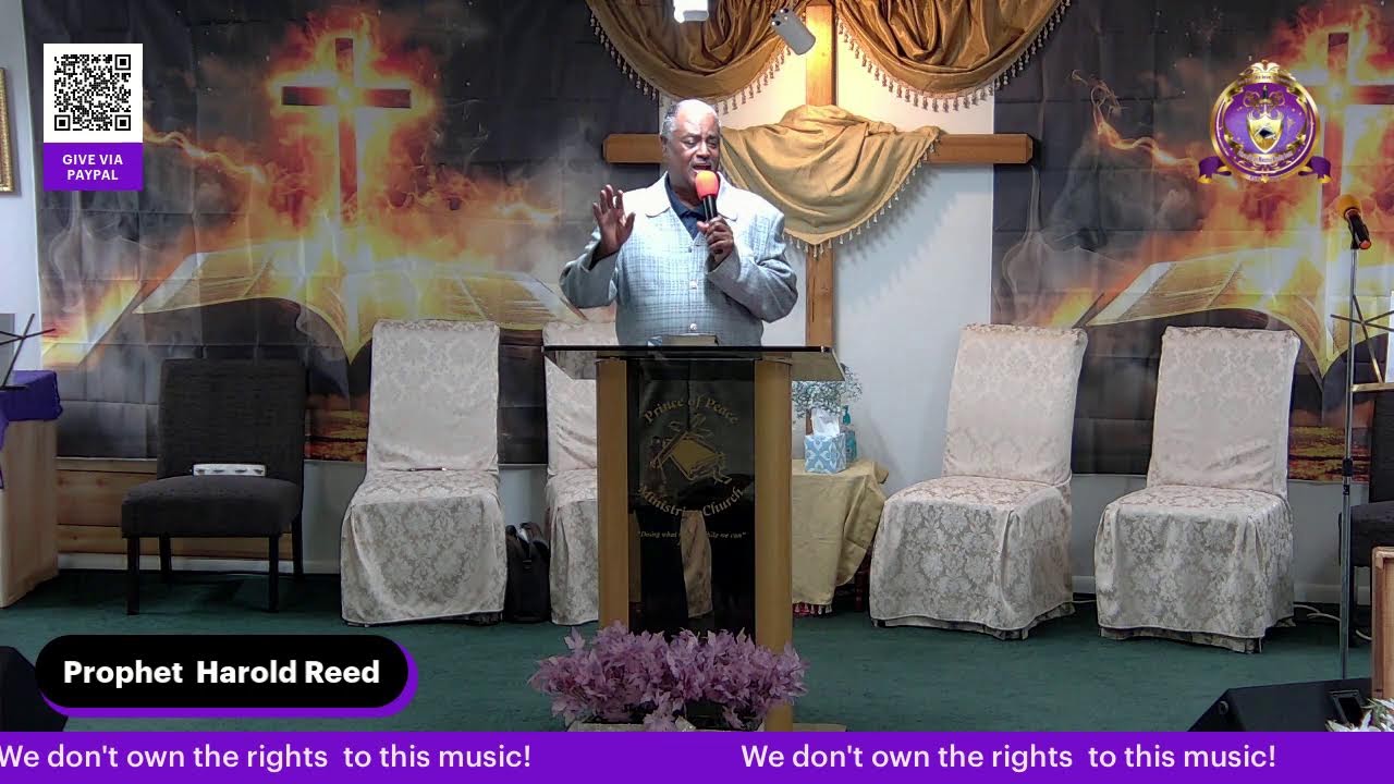 Prince of Peace Worship Center 04/27/2025 Prophet Harold Reed - YouTube