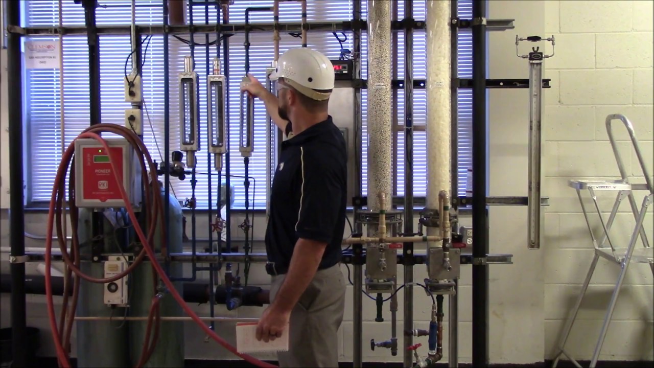 Unit Ops Gas Absorption Experiment - YouTube