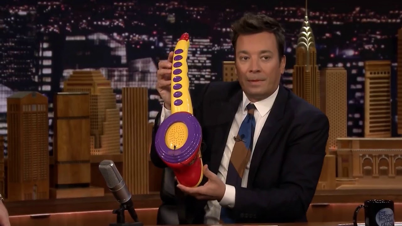 Jack Black playing the saxaboom - YouTube