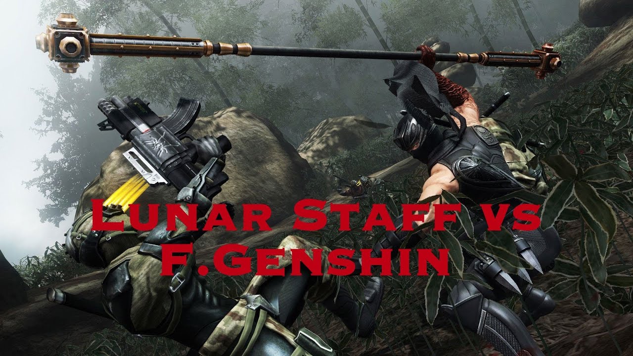 Ninja Gaiden 3 Razor's Edge PS3 - Lunar Staff vs F.Genshin - YouTube