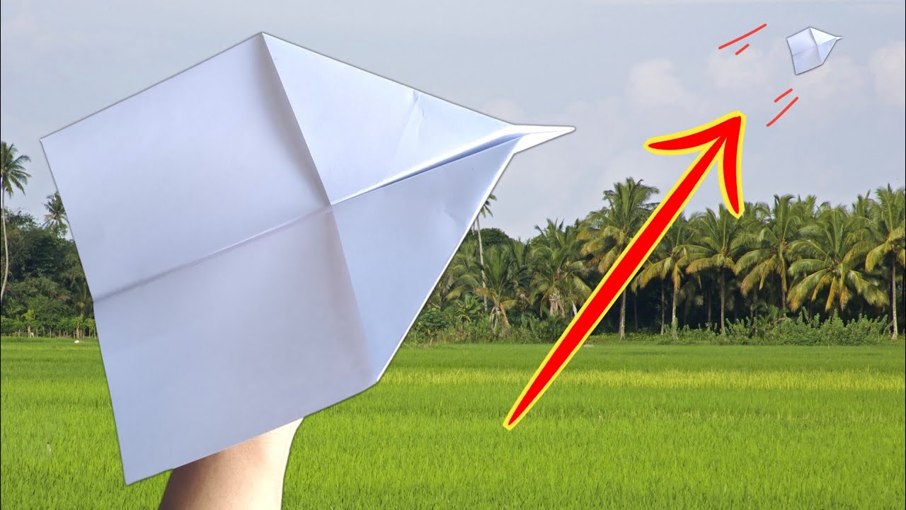 How To Fold a Paper Airplane - Paper Airplane That Flies Far (26) - YouTube