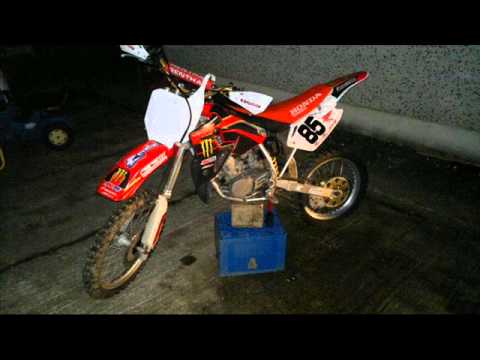 My 1997 Honda Cr80 Big Wheel - YouTube