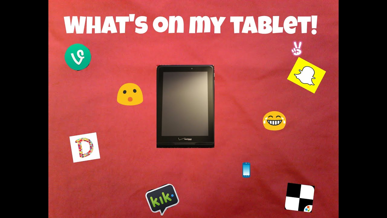 What's on my tablet tag! - YouTube