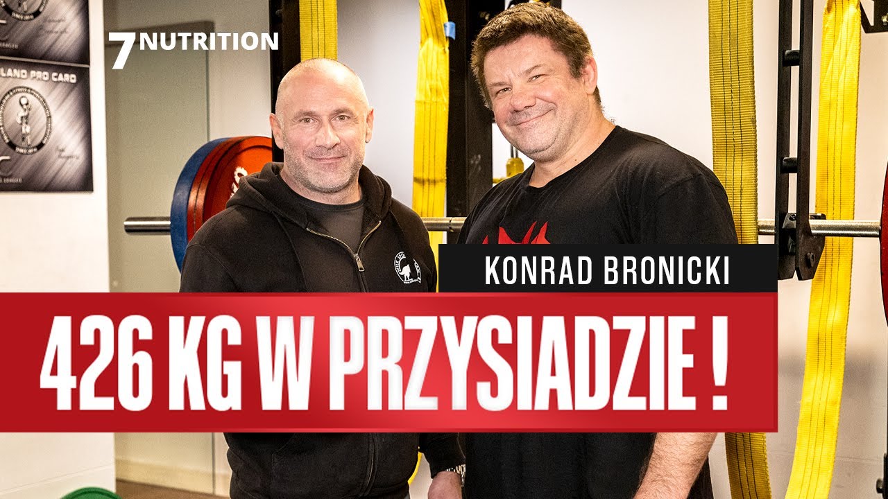 Zrobił przysiad z 426 kg! Najlepszy wynik w Polsce? Konrad Bronicki i prof. Michał Wilk - YouTube