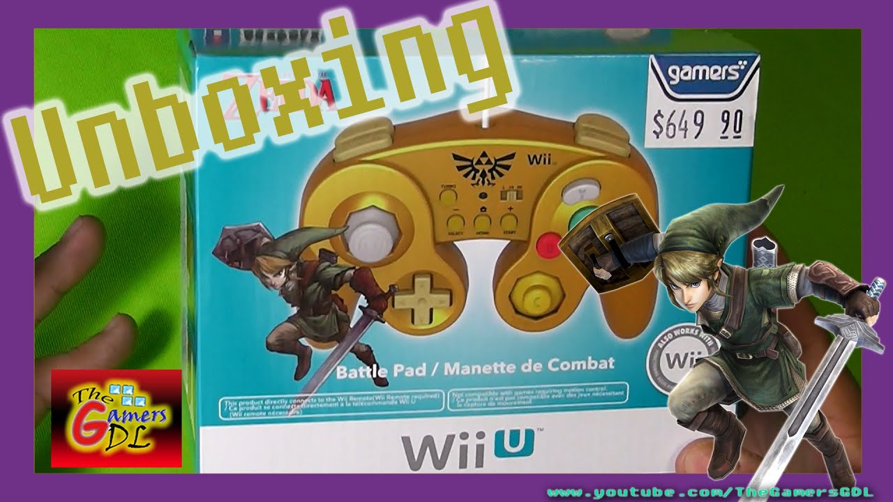 Unboxing Battle Pad Edicion Link - The Legend Of Zelda - YouTube