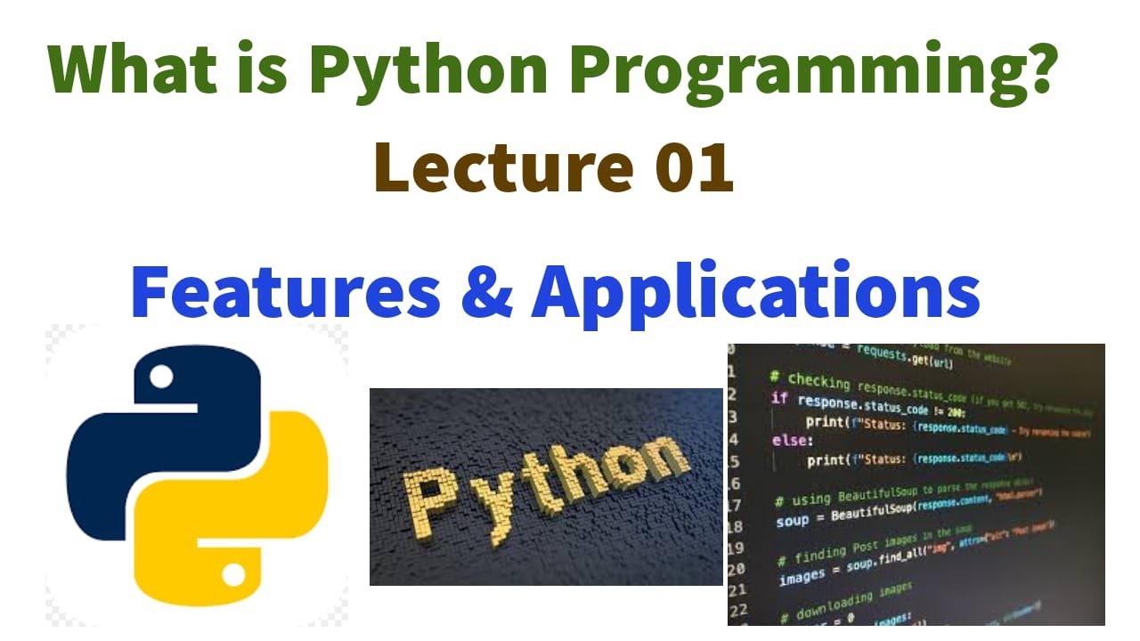 What Is Python Programming What Are The Features Of Python Vtu First 0215