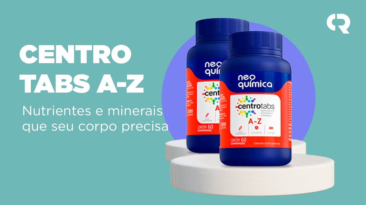 Centrotabs A-Z - Tenha todos os nutrientes e minerais que seu corpo ...