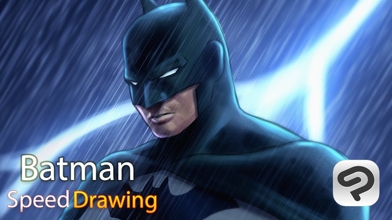 Batman - Speed Drawing (CLIP STUDIO PAINT) - YouTube