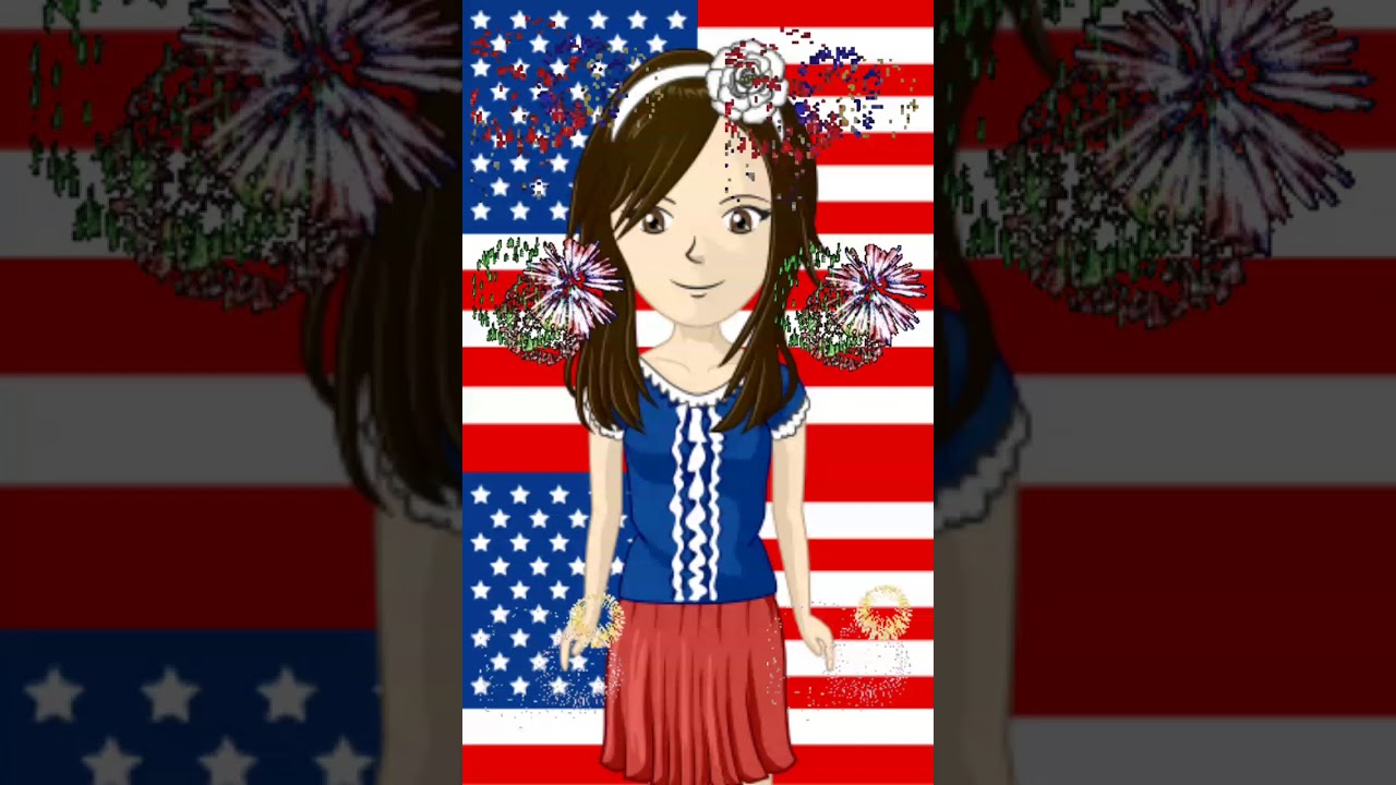 I Made My New Look For The 4th July As A Anime Character - YouTube