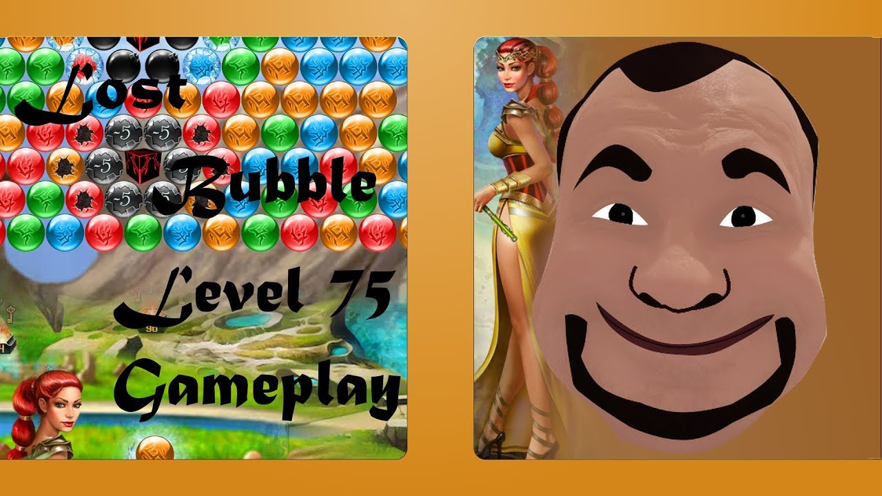Lost Bubble - Bubble Shooter Level 75 finished no Booster Gameplay #75 ...