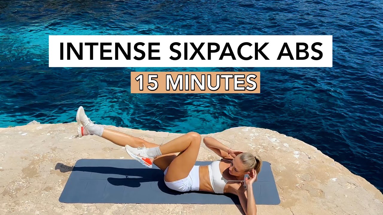15 Min SIXPACK Workout - Strong And Defined Abs / Fit By Angela - YouTube