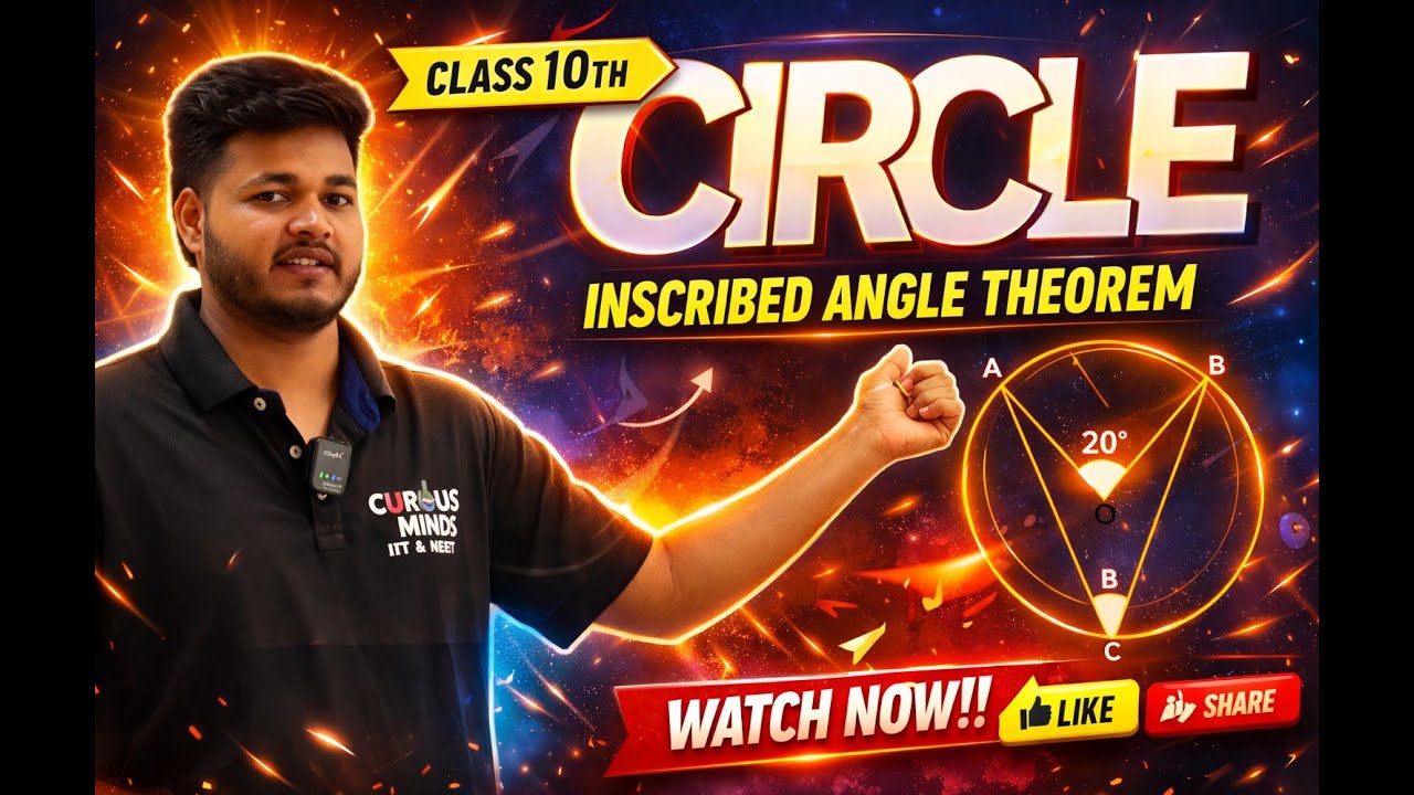 Circle | Inscribed Angle Theorem #circle - YouTube