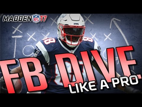 Madden 17 Run FB Dive Like the Pros - YouTube