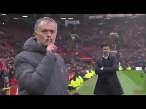Jose Mourinho explains shushing gesture after Tottenham win - YouTube