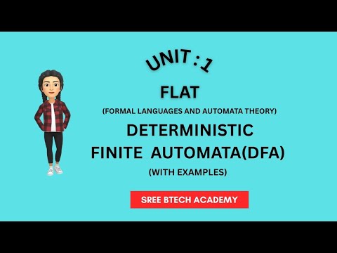 DETERMINISTIC FINITE AUTOMATA (DFA) || WITH EXAMPLES || FLAT || UNIT-1 ...