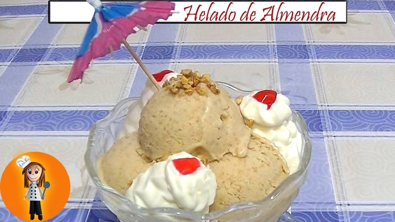 Helado de Almendra | Receta de Cocina en Familia - YouTube