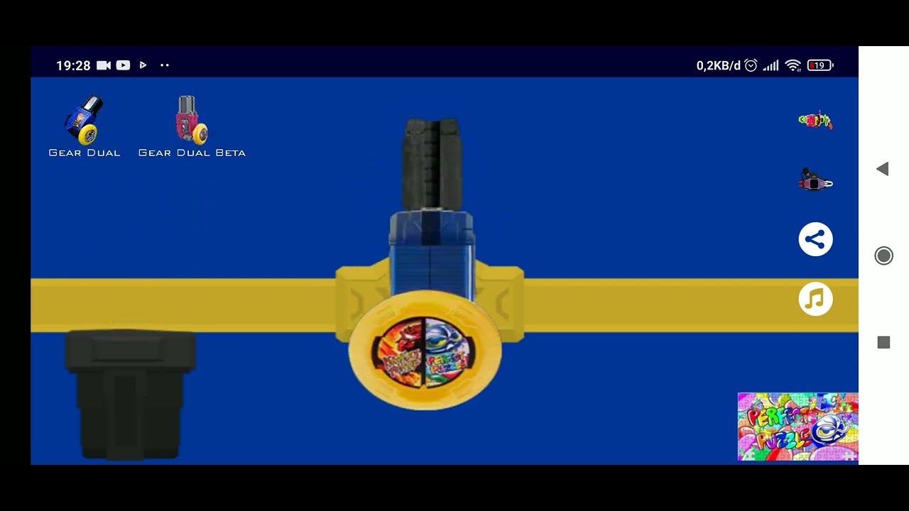 gashat para DX Perfect puzzle dan knock out fighter #kamen rider ...