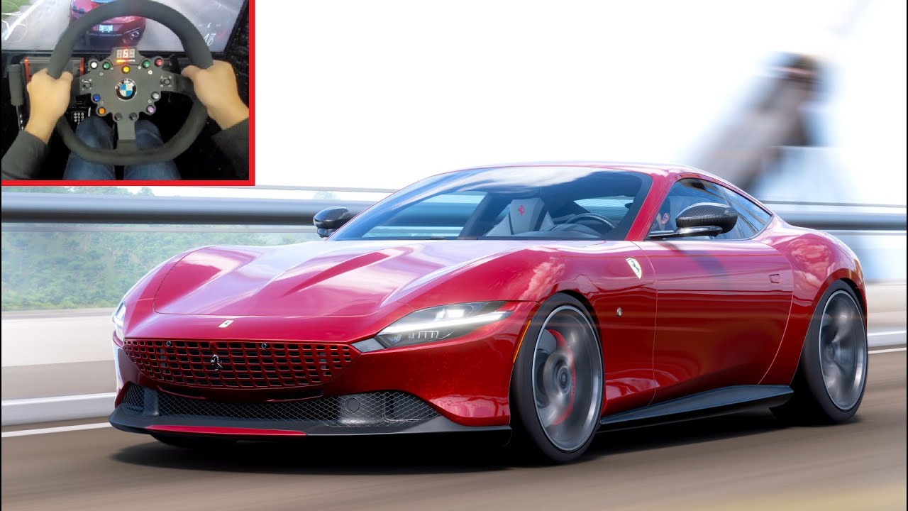 Ferrari Roma - Forza Horizon 5 drive[Fanatec Steering Wheel CSL DD ...