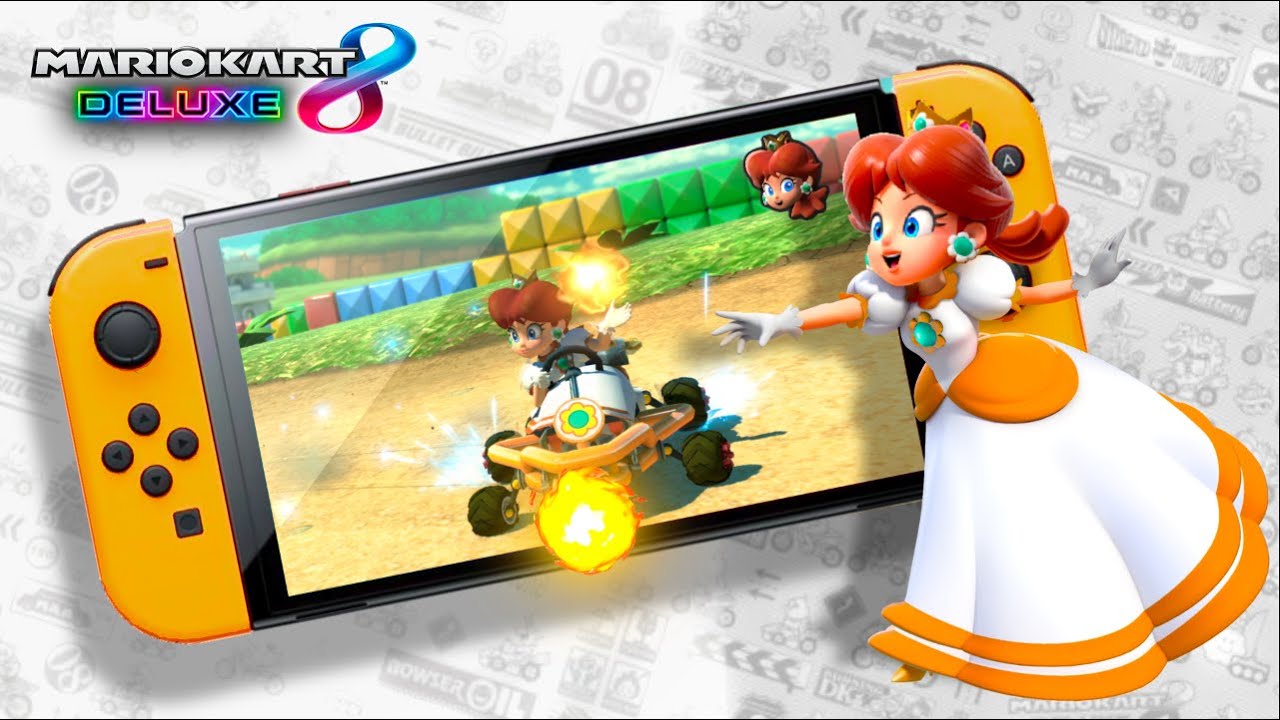 Fire Daisy (re-imagined) Showcase │MK8 Deluxe mod - YouTube