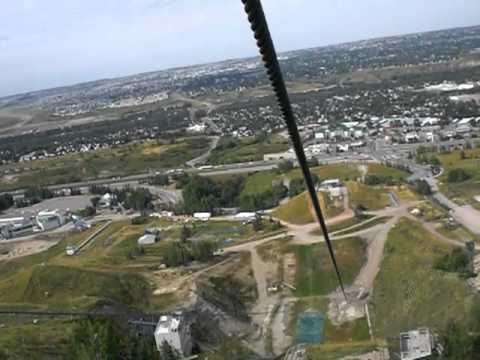 The Monster Zipline at Canada Olympic Park Calgary, Alberta - YouTube