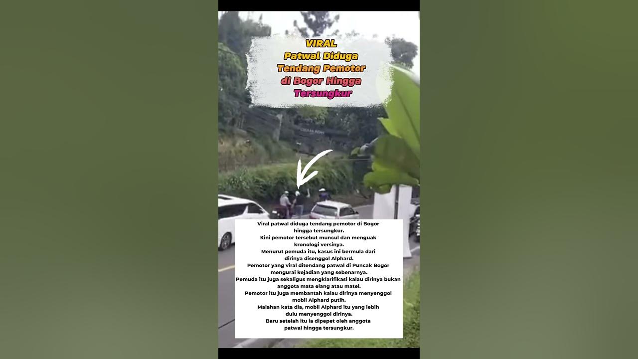 Viral PATWA diduga tendang pemotor di Bogor hingga tersungkur - YouTube