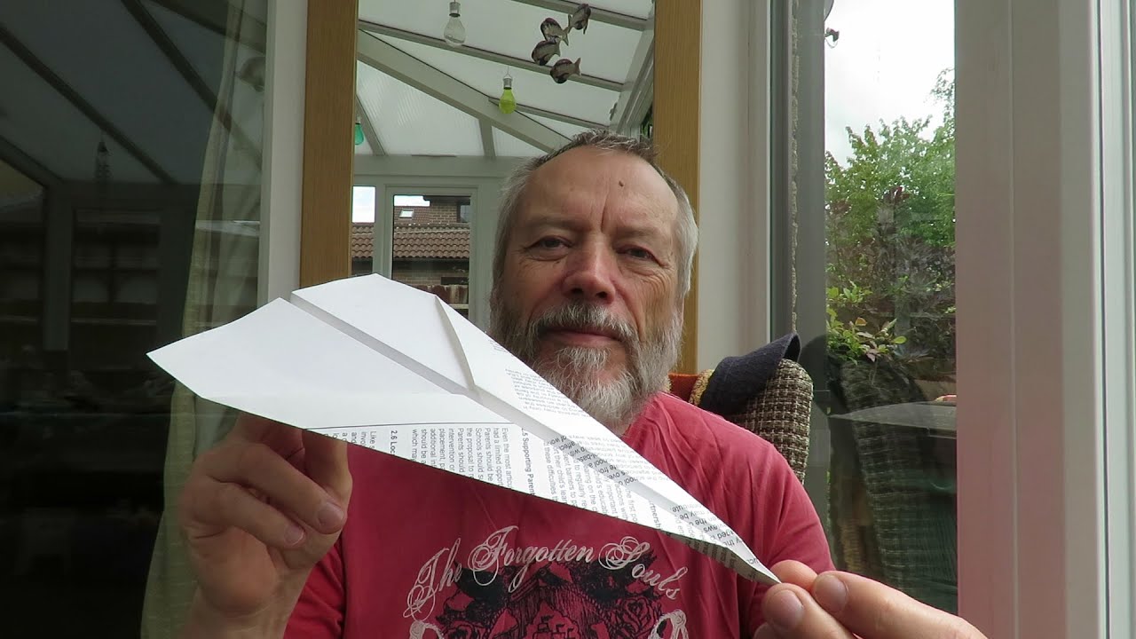 Rapier Racing Plane from The Complete Book Of Paper Aeroplanes - YouTube