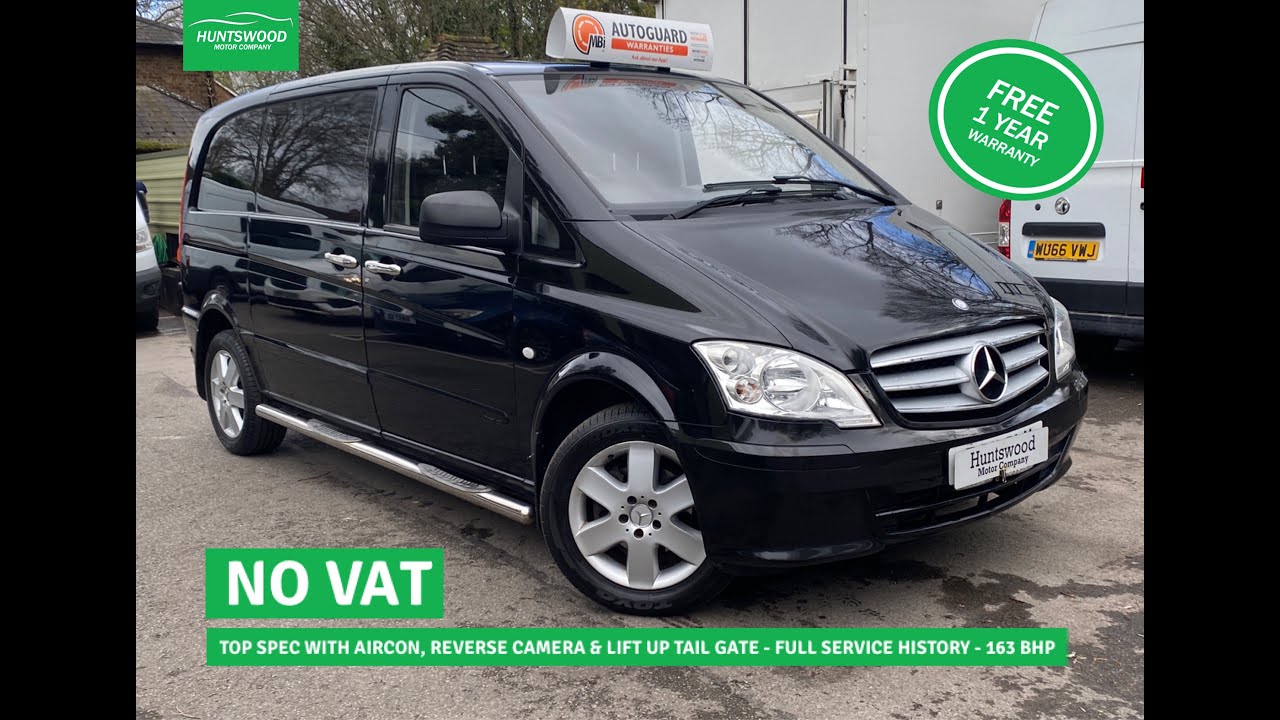 2011 MERCEDES VITO 2.1 CDI BLACK PANEL VAN 116 CDI WITH AIRCON - FOR ...