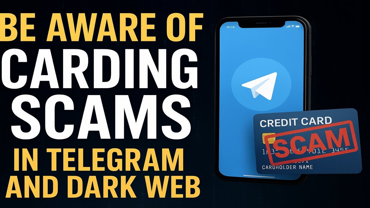 Be aware of carding scam in telegram and in dark web | Be aware of fake ...