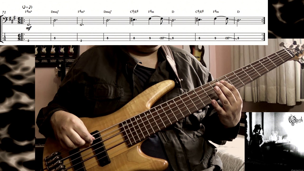 Windowpane (Opeth) - bass cover (without capo) - sheet music/tab ...