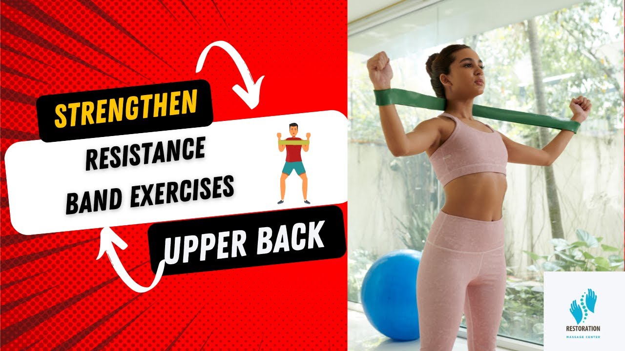 Upper Back Strengthening Exercises Using Resistance Bands - YouTube