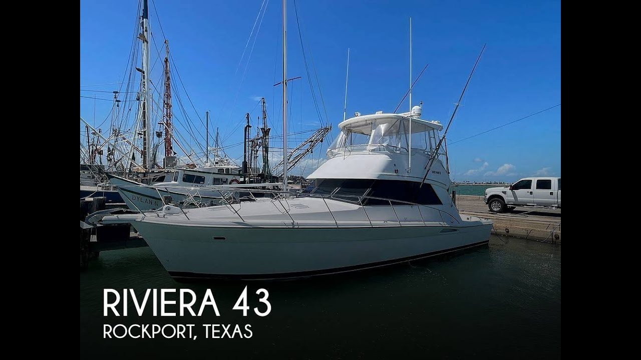 Used 2001 Riviera 43 for sale in Rockport, Texas - YouTube