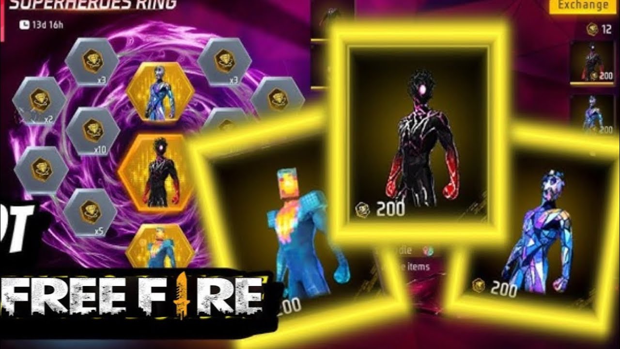 No vas a creer la suerte que tuve sacando los superhéroes de free fire ...