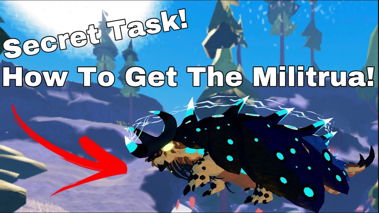 How to get the Militrua! Creatures of Sonaria - YouTube