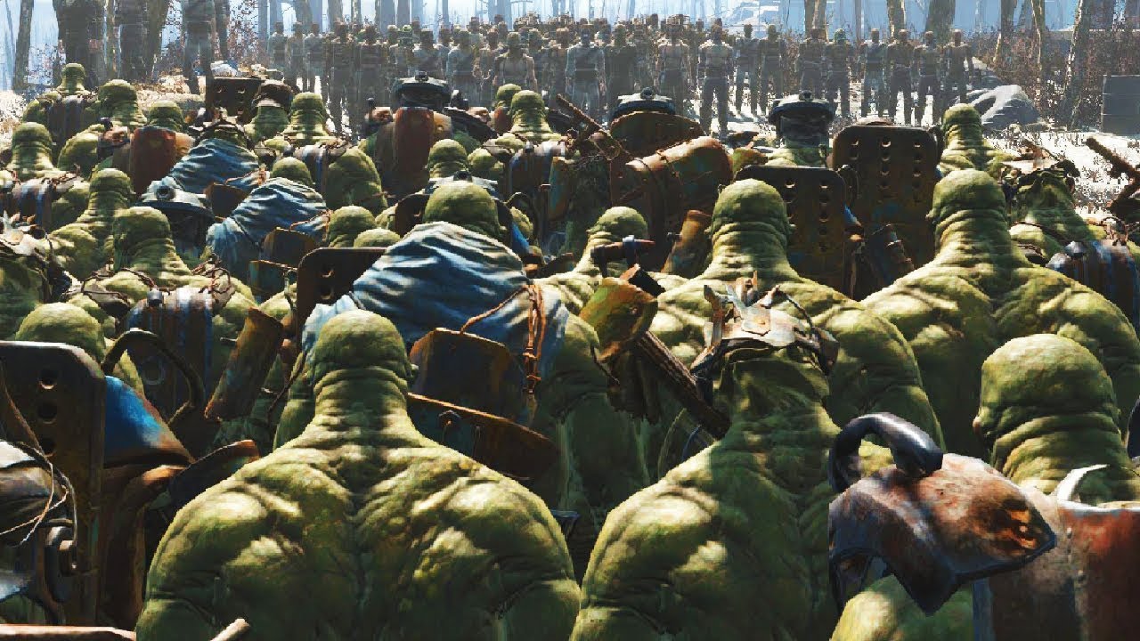 Fallout 4 New Vegas Flava! Nightkin Mutant #modded #fallout4 #gameplay ...