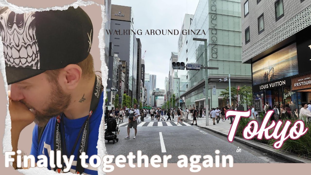 Flying back to Japan to see my boyfriend and our first time in Ginza ...